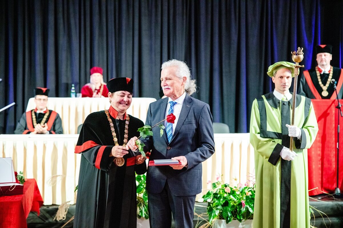 Profesor Miloš Pejchal slaví - Zahradnická fakulta MENDELU